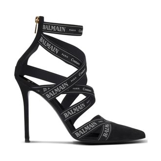 Balmain Femme, Chaussures, Noir, Taille: 39 EU Escarpins Couture Ruban