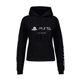 Balenciaga PlayStation 5 Grafik Hoodie - - Sweatshirts & Hoodies - Damen - Schwarzk - L