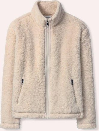 Walbusch Fleecejacke Damen Jacke aus Teddyfleece Stehkragen, pflegeleicht, w&auml;rmend