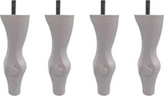 Someo 4 Pieds Louis XV Bois Blanc 15 cm