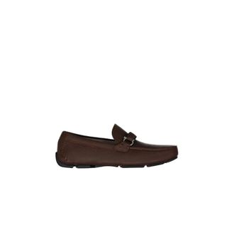 Ferragamo Homme, Chaussures, Brun, Taille: 40 EU Mocassins Slip-On en Cuir de Veau