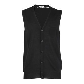 Paolo Pecora Stilvolle Strickwaren f&uuml;r M&auml;nner - - Jackets - Herren - Schwarzk - XL