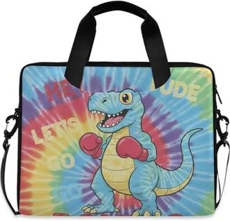 Alaza Sac pour ordinateur portable de 40,6 &agrave; 15,6 avec motif dragon Rocky Moon - Pour homme et femme, &eacute;tudiant, travail, voyage, Dinosaure I28047, Taille un