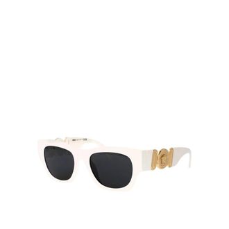 Versace Ikonoische stilvolle Sonnenbrille zum Augenschutz - - Accessories - Herren - Wei&szlig; - 52 MM
