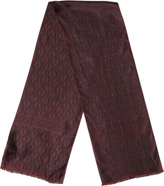 Dolce & Gabbana Homme, Accessoires, Brun, Taille: ONE Size Foulard en Soie Paisley