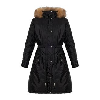 Moncler Femme, Manteaux, Noir, Taille: 36 FR Moustique Puffer Jacket