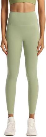 Generic Creamlush Legging taille haute &eacute;pais sans couture pour femme, doux comme du beurre, extensible, contr&ocirc;le du ventre, salon, entra&icirc;nement, yoga, course 
