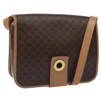 Celine Pre-owned Vintage macadam shoulder bag - - Pre-owned - Damen - Braun - ONE SIZE