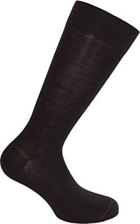 Labonal Chaussette. JERSEY, Laine. Marron fonc&eacute;. 42/43 FABRIQUE EN FRANCE - HOMME. (1 paire)