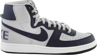 Nike Herren High Top Turnschuhe Terminator, Leder (Wei&szlig;/Schwarz)