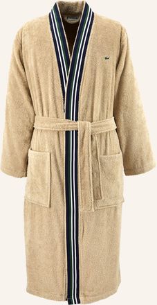 Lacoste Bademantel Lclub beige