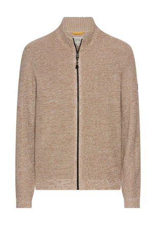 Camel Active Strickjacke mit Logo Stickerei