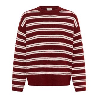 Kaffe Rundhals-Strickware - - Knitwear - Damen - Rot - XS