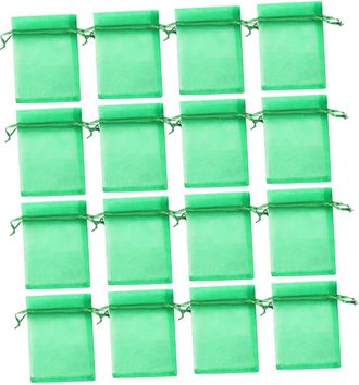 BESTONZON 100stücke Obstschutzbeutel Aus Netzmaterial Mit Kordelzug Für Garten Atmungsaktiv Und Wiederverwendbar Als Erntebeutel Geeignet