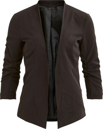 Vila Damen Viher New Blazer-noos, Black, M