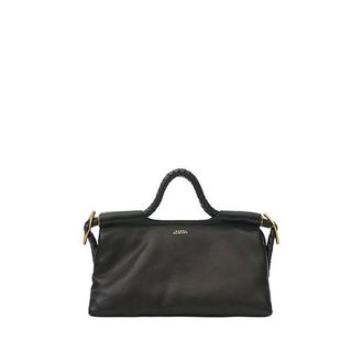 Isabel Marant Sac Pipa M avec anses tress&eacute;es en cuir