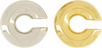 Paco Rabanne Ohrringe mit Kristallen - Silber