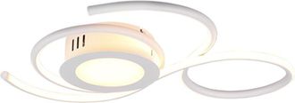 Trio Leuchten Trio Lighting - Plafonnier Design Moderne Led Gradateur Jive Blanc