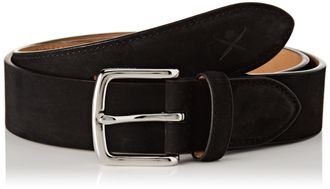 Hackett Mens Nub Strape Belt, Black, 38
