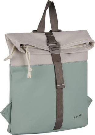 New Rebels Backham Los Angeles Salie Gr&uuml;n 7L Rolltop Rucksack Wasserabweisend
