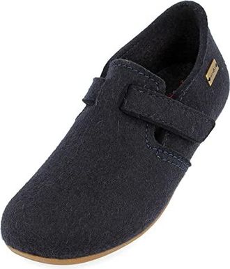 Haflinger Everest Focus 481056 Chaussons Femmes, Pointure:40 EU, La Couleur:Bleu