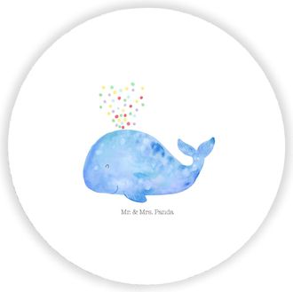 Mr. & Mrs. Panda Pinnwand Magnet Wal Konfetti - Geschenk, Magnete, Kühlschrankmagnet, kühlschrankmagnete, Abnehmen, Meer, Trennung, Motivation, Neustart, rundmagnet, G