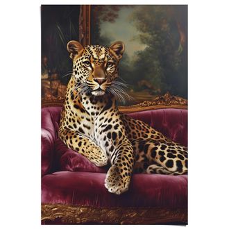Reinders Poster, Sofa Panther, Wohnzimmer, Bilderdruckpapier, 91,5 x 61cm