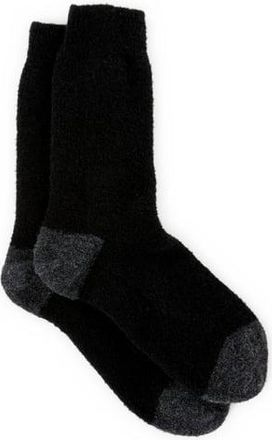 Doré Doré Golden vergoldete - kleine hoch -upset -Socken in polarer Wolle - schwarz