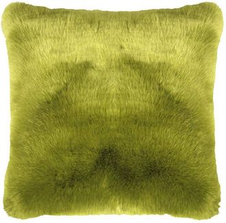 Pad concept pad - Kissenhülle - Kissenbezug - Sheridan - Kunstfell/Felloptik - Green/grün - 45 x 45 cm