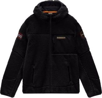 Napapijri Polaire zipp&eacute;e droite &agrave; capuche