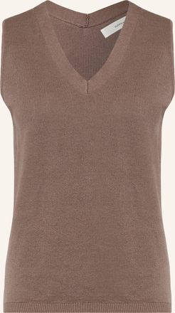 Inwear Inwear Stricktop Devaiw Mit Leinen braun