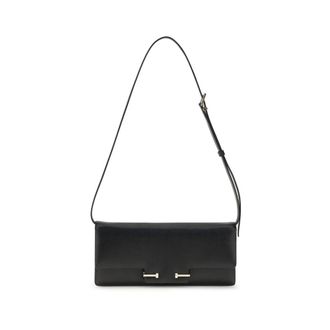 Tom Ford Elegante Schultertasche mit T-Plate Verschluss - - Bags - Damen - Schwarzk - ONE SIZE