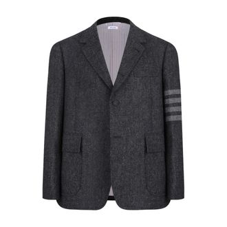 Thom Browne Blazer mit Streifendetail - - Jackets - Herren - Grau - L