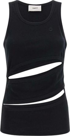 Coperni Femme, Tops, Noir, Taille: 38 FR D&eacute;bardeur Spirale