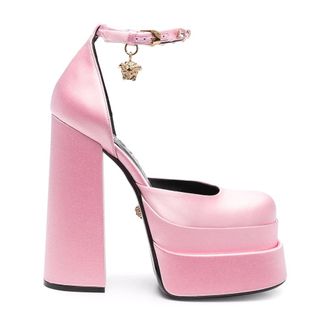 Versace High Heels Medusa - - Shoes - Damen - Rosa - 38 EU