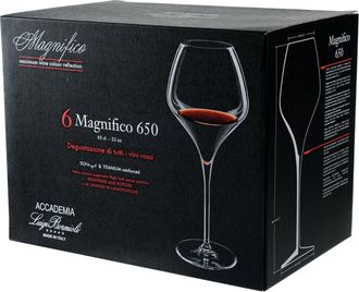 Luigi Bormioli BORMIOLI Luigi Confezione 6 calici in vetro Magnifico 650