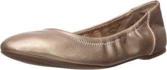 Amazon Essentials Damen Ballerinas Belice Zum Hineinschlüpfen, Roségold, 44.5 EU Weit