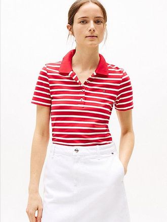 Tommy Hilfiger Polo ajusté 1985 en piqué