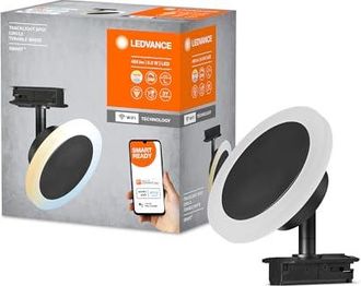 Ledvance Tête déclairage du système de rail SMART+ Tracklight WiFi, noir, 6,5 W, 480 lm, tête directionnelle, blanc réglable 3000K-6500K, contrôlable par appli