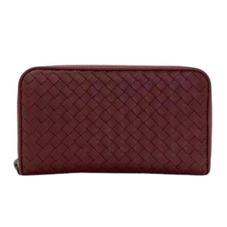 Bottega Veneta Portefeuille Long Pre-owned (Pliable) - Femme - Pre-owned - Rouge - Taille: ONE Size