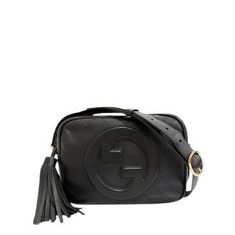 Gucci Sac bandouli&egrave;re Blondie Pre-owned - Femme - Pre-owned - Noir - Taille: ONE Size