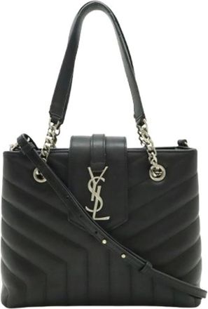 Saint Laurent Pre-owned Sac bandouli&egrave;re vintage - Femme - Pre-owned - Noir - Taille: ONE Size