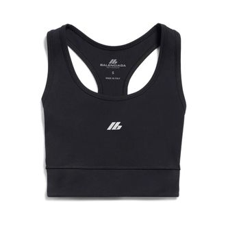 Balenciaga Line Activewear Sport BH - - Sport - Damen - Schwarzk - XS