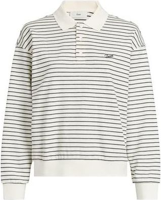Dunst Polo manches longues droit &agrave; rayures
