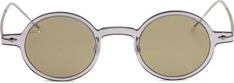 Lindberg lunettes de soleil &agrave; monture ronde - Gris