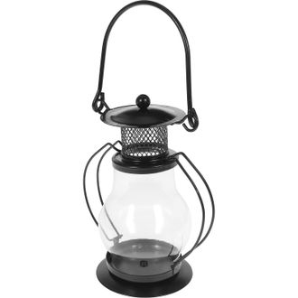 BESPORTBLE TOYANDONA Retro &Ouml;l lampe Vintage Kerosinlampe mit Windgesch&uuml;tztem Glas Handliche Petroleumlampe f&uuml;r Innen und Au&szlig;en Dekorative Tischleuchte Stabiles D