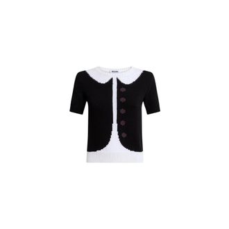 Moschino Damen, Strickwaren, Schwarzk, MGr&ouml;&szlig;e
