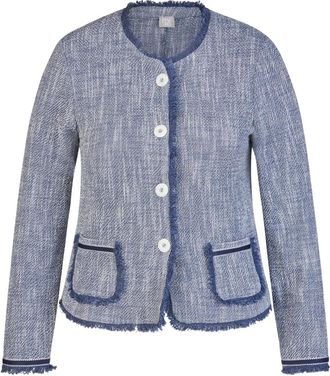 Rabe Femme, Vestes, Bleu, Taille: 44 FR Vestes en tweed