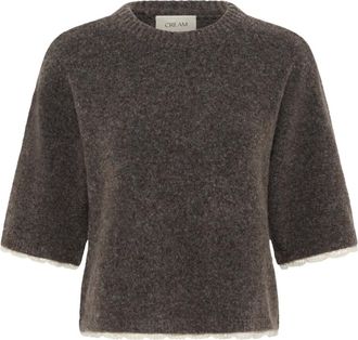 Cream Femme, Pulls, Brun, Taille: 42 FR CRKibana Pull Col Rond