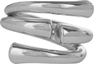 Federica Tosi Femme, Accessoires, Gris, Taille: ONE Size Tube Ring